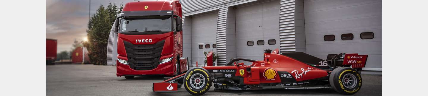IVECO delivers two IVECO S-Way to Scuderia Ferrari